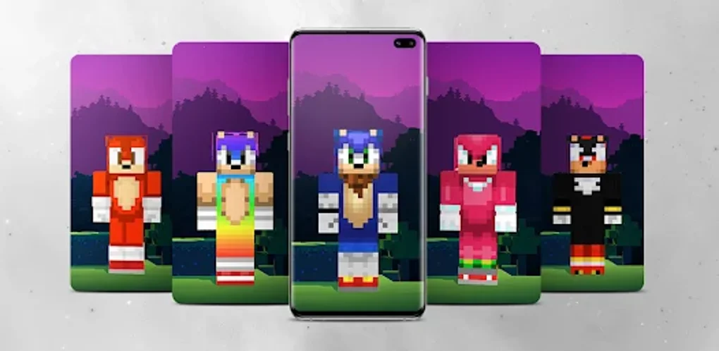 Skin Sonic for Minecraft para Android - Descargar
