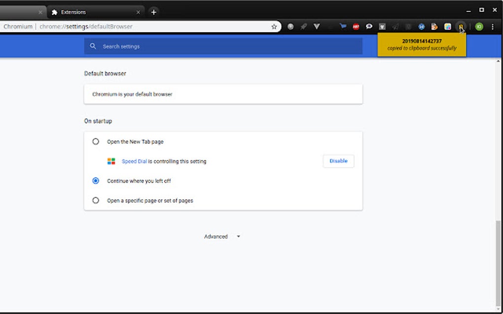 Timestamp as Git branch name to clipboard cho Google Chrome - Tiện ích mở rộng Tải về