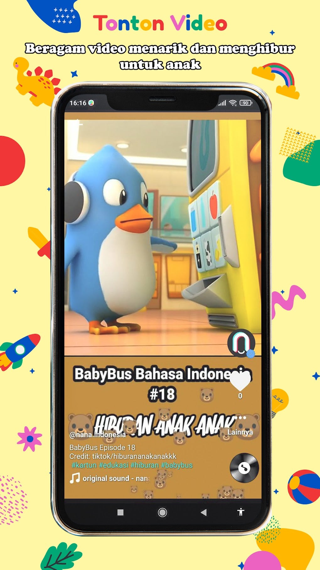 nana - TikTok untuk Anak para Android - Descargar