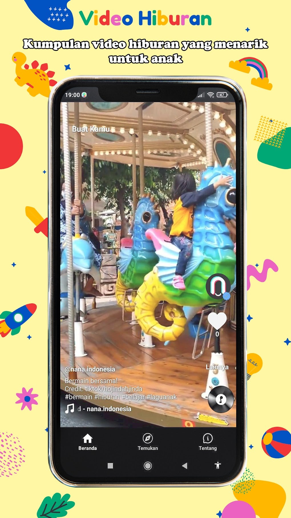 nana - TikTok untuk Anak para Android - Descargar