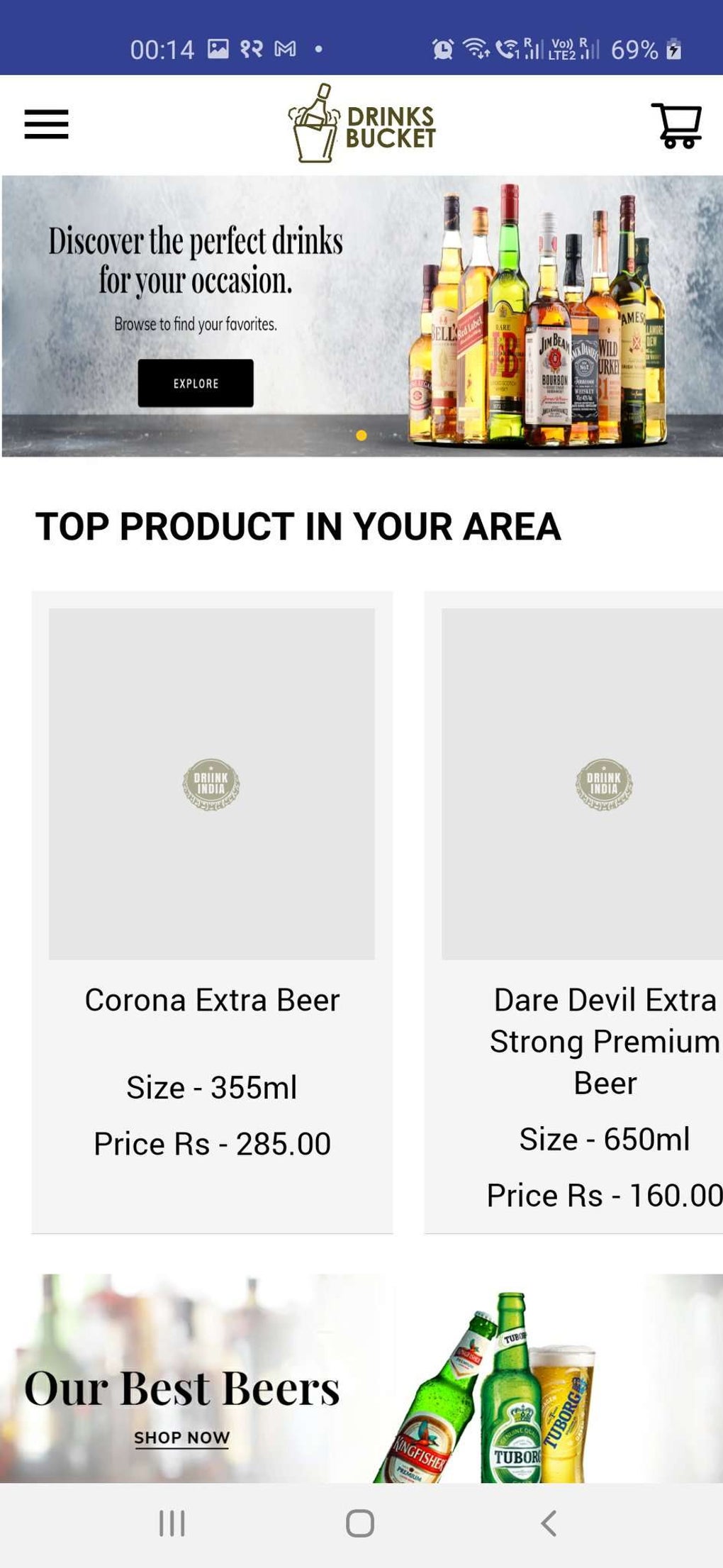 Drinks Bucket for Android - Download