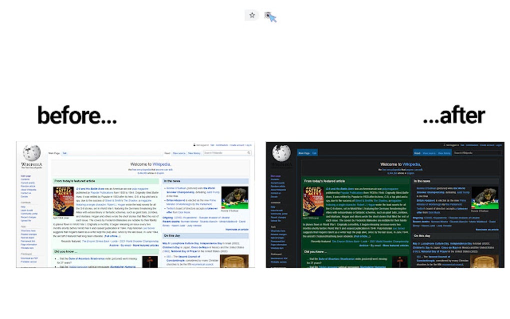 Night Mode for Wikipedia for Google Chrome - Extension Download