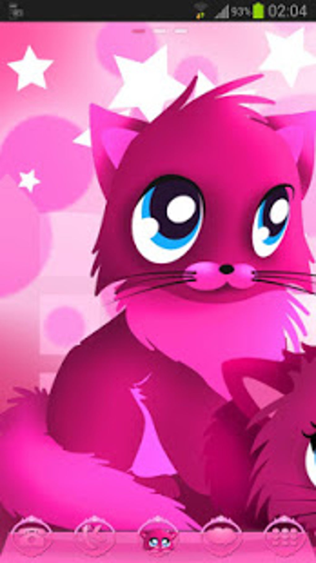 Pink cats theme 4 Go Launcher APK for Android - Download