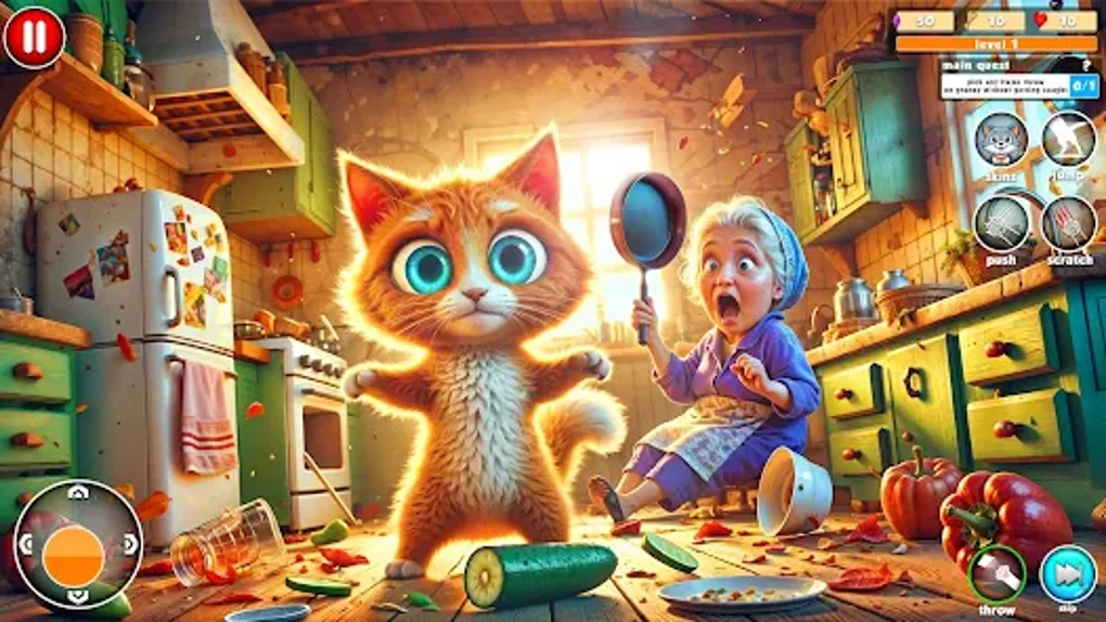 Android 용 Angry Gran: Bad Cat Simulation - 다운로드