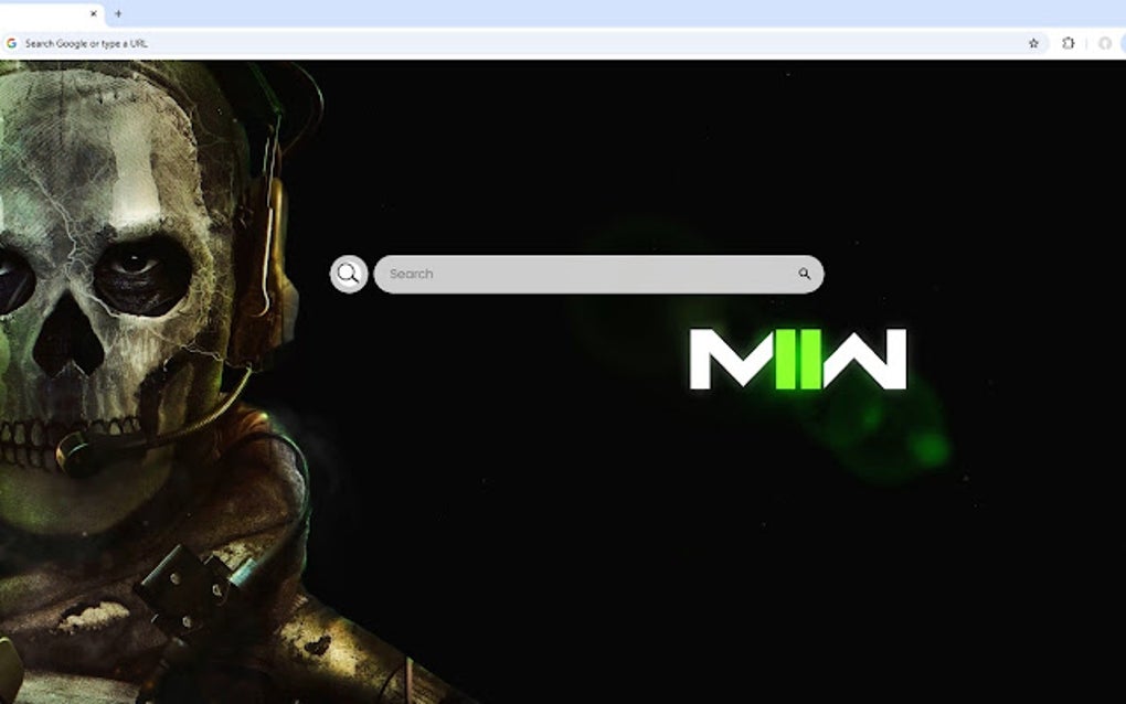 Ghost Modern Warfare Live Wallpaper Google Chrome için - Eklenti İndir
