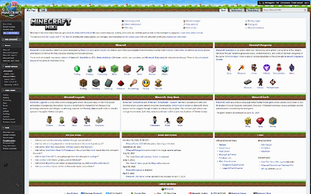 Minecraft Wiki Redirector para Google Chrome - Extensión Descargar