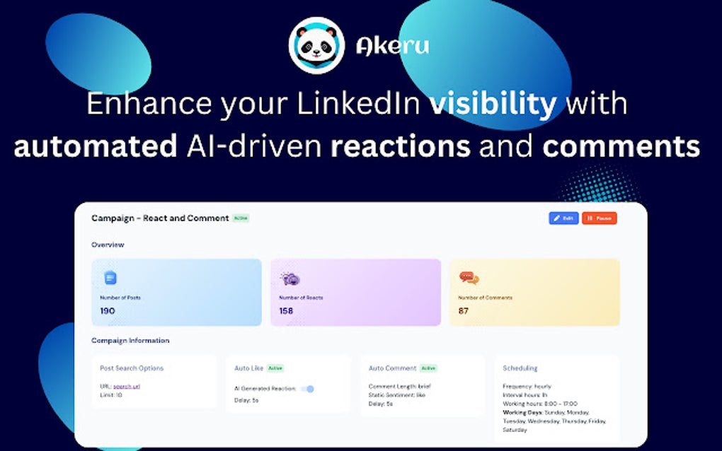Akeru: Your AI LinkedIn Assistant para Google Chrome - Extensión Descargar