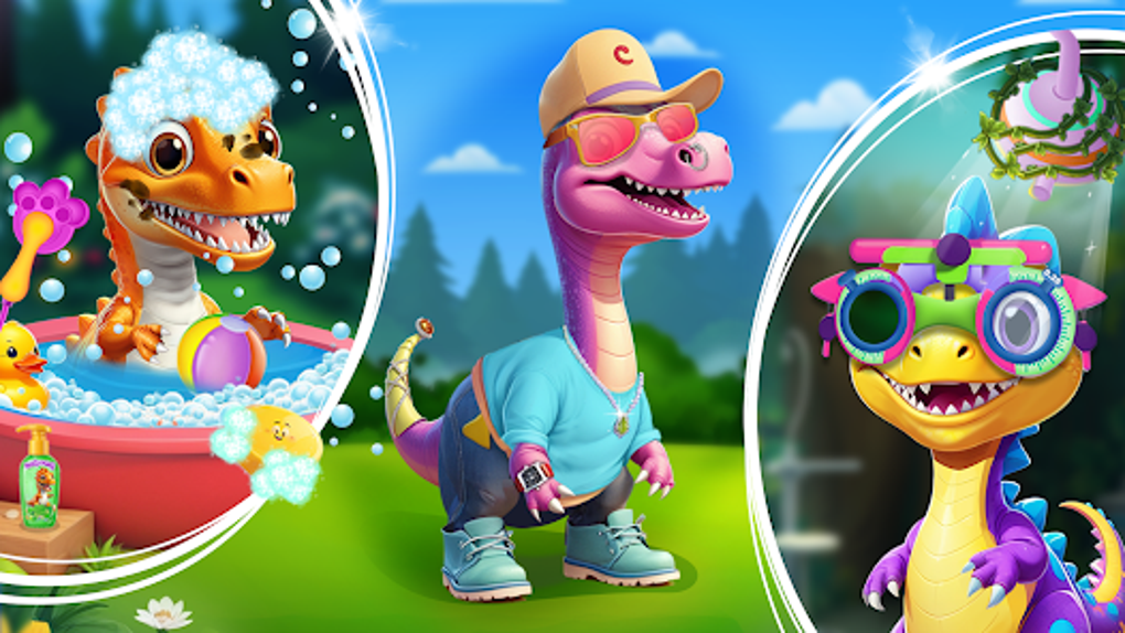 crazy dino care dress up per Android - Download