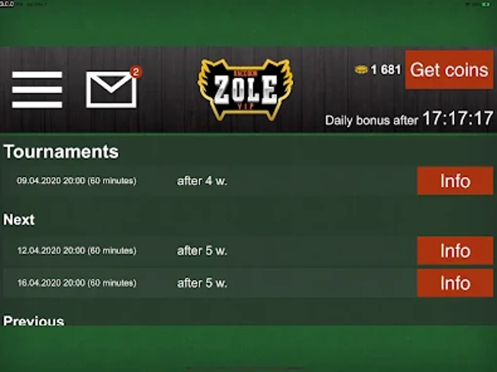 Zole kāršu spēle: RaccoonZole para Android - Download