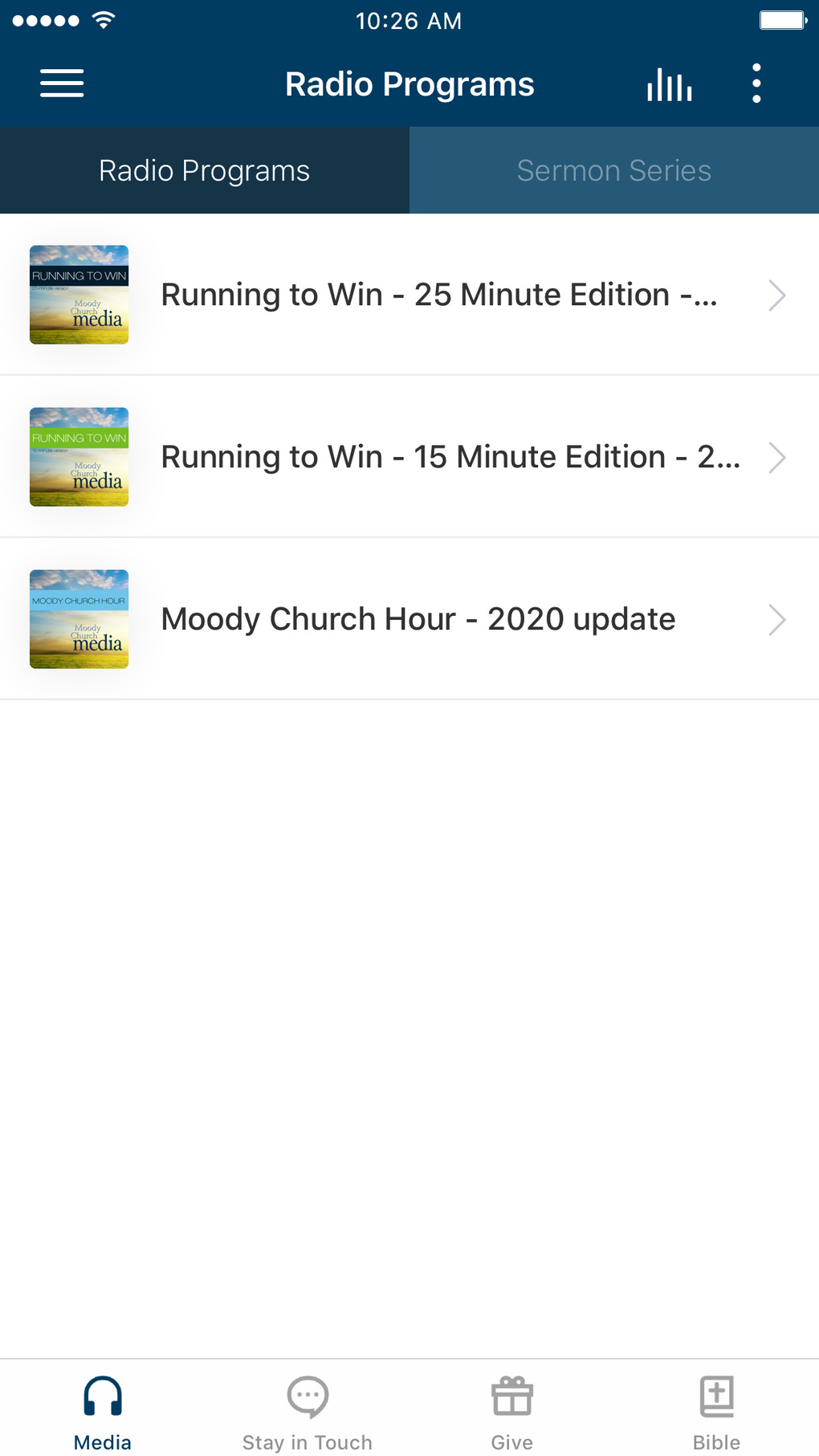Moody Church Media:Bible Radio for iPhone - Download