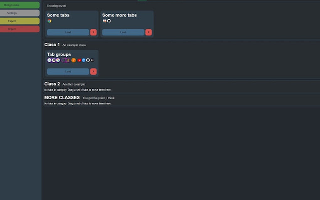 Canvas Tab Manager for Google Chrome - Extension Download