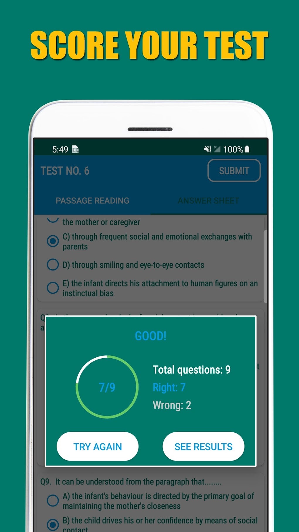 Reading Comprehension Test English For Android Download Reading Comprehension Test English For Android Download