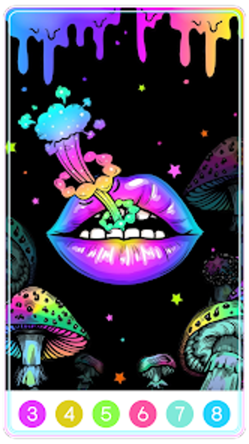 Android Pattern Art Color By Number 