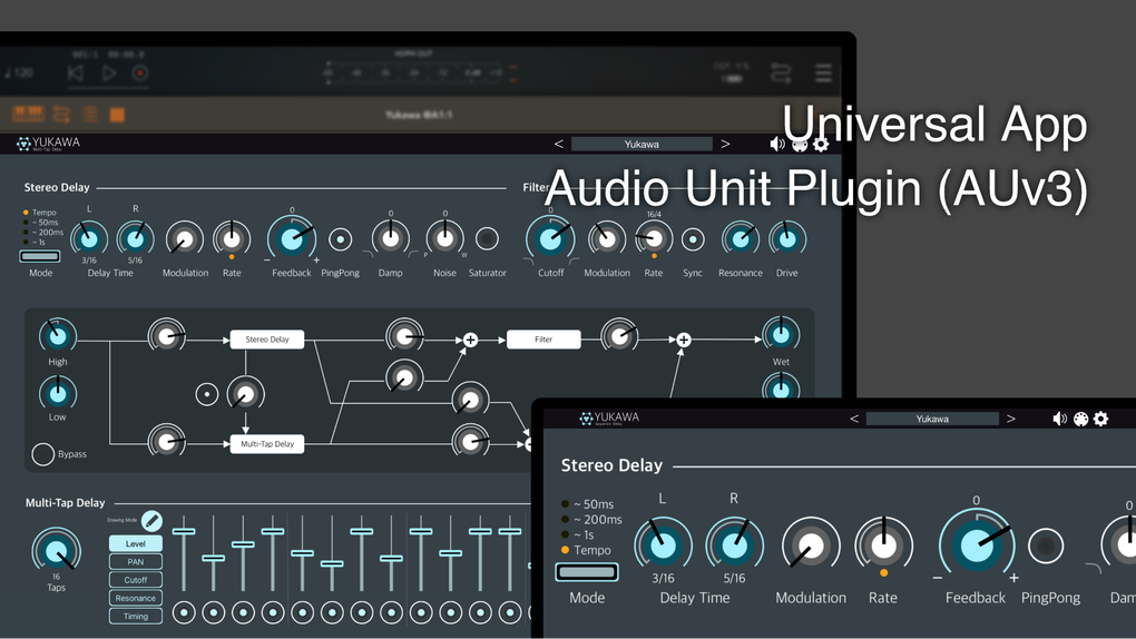 Yukawa - AUv3 Plug-in Effect per iPhone - Download