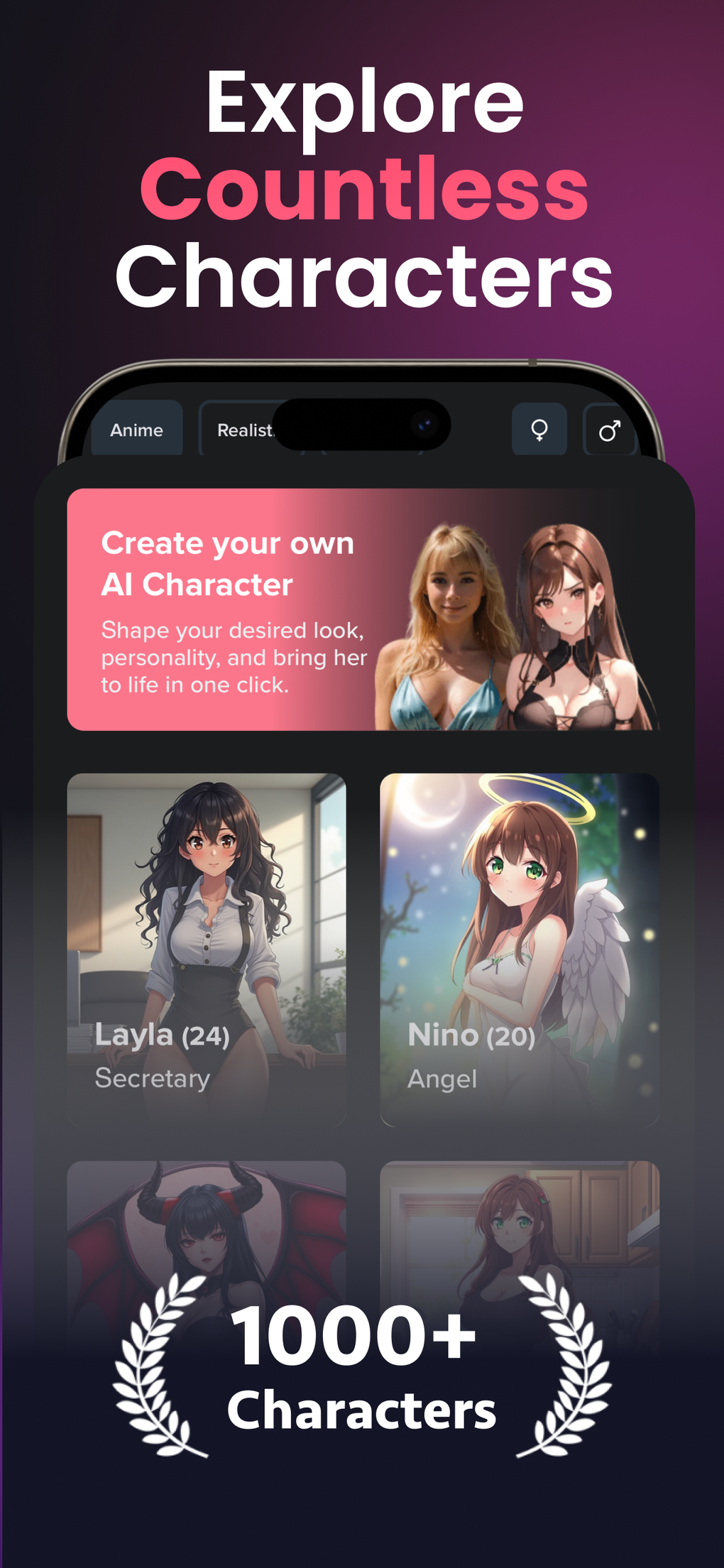 iPhone 용 Viby: AI Character Chat - 다운로드