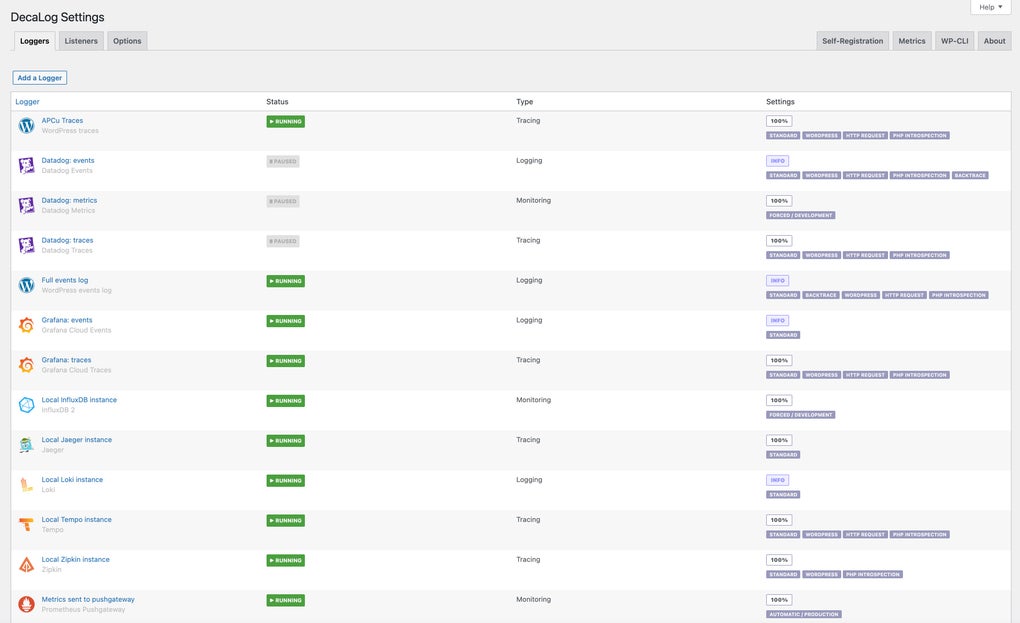 WordPress 용 DecaLog - 다운로드