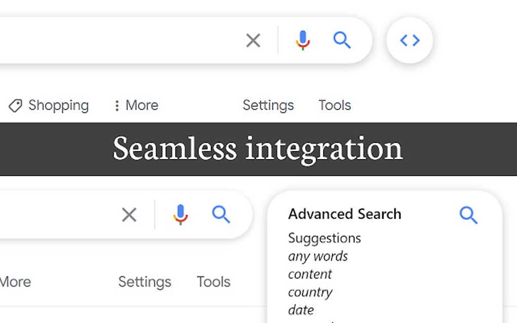 Natural Advanced Search for Google™ Google Chrome 용 - 확장 프로그램 다운로드