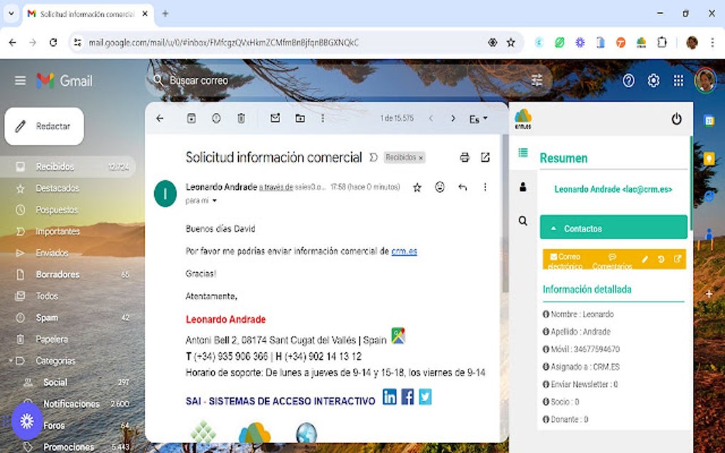 Vtiger CRM plugin for Gmail & Outlook Google Chrome 용 - 확장 프로그램 다운로드