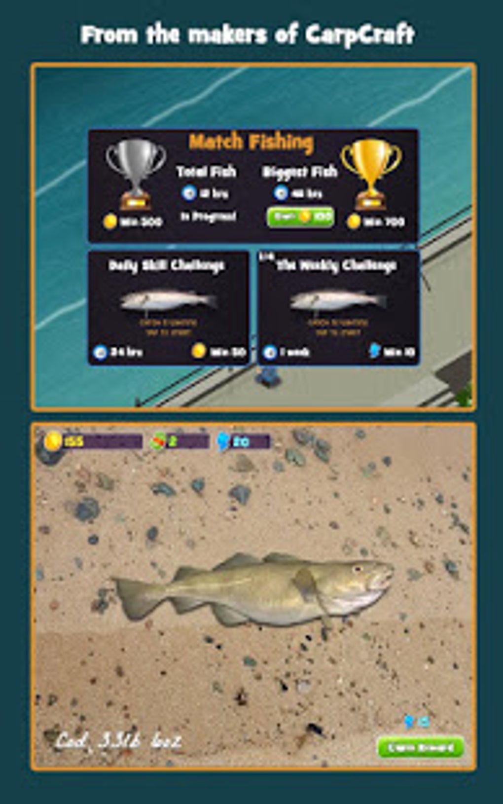SeaCraft: Sea Fishing Game para Android - Descargar