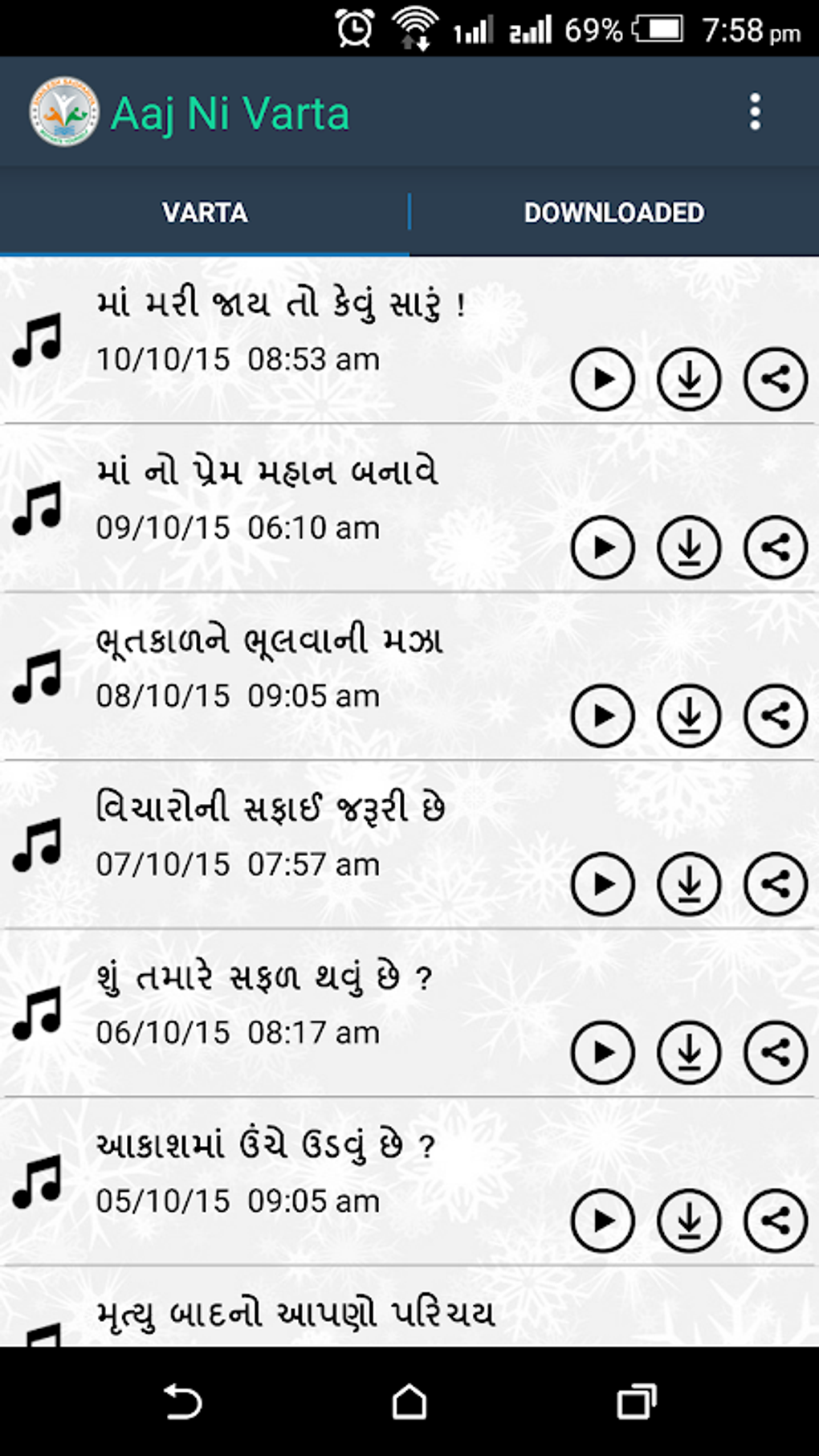 Aaj Ni Varta -Gujarati Varta, Inspirational Speech APK for Android ...