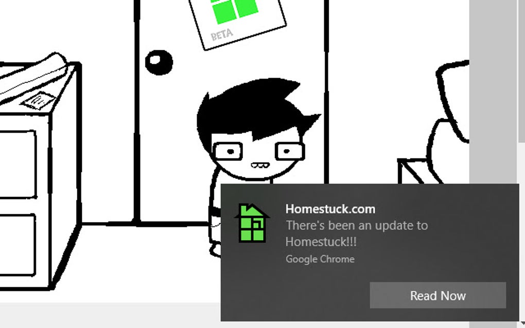 Homestuck Notifier for Google Chrome - Extension Download