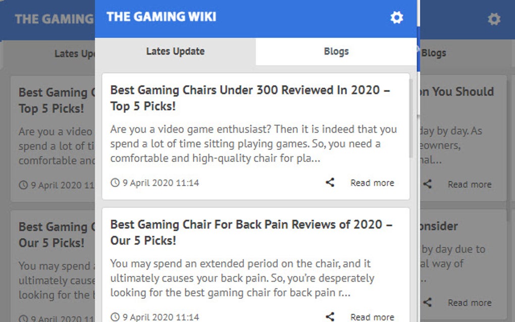 The Gaming Wiki - Latest News Update para Google Chrome - Extensión ...