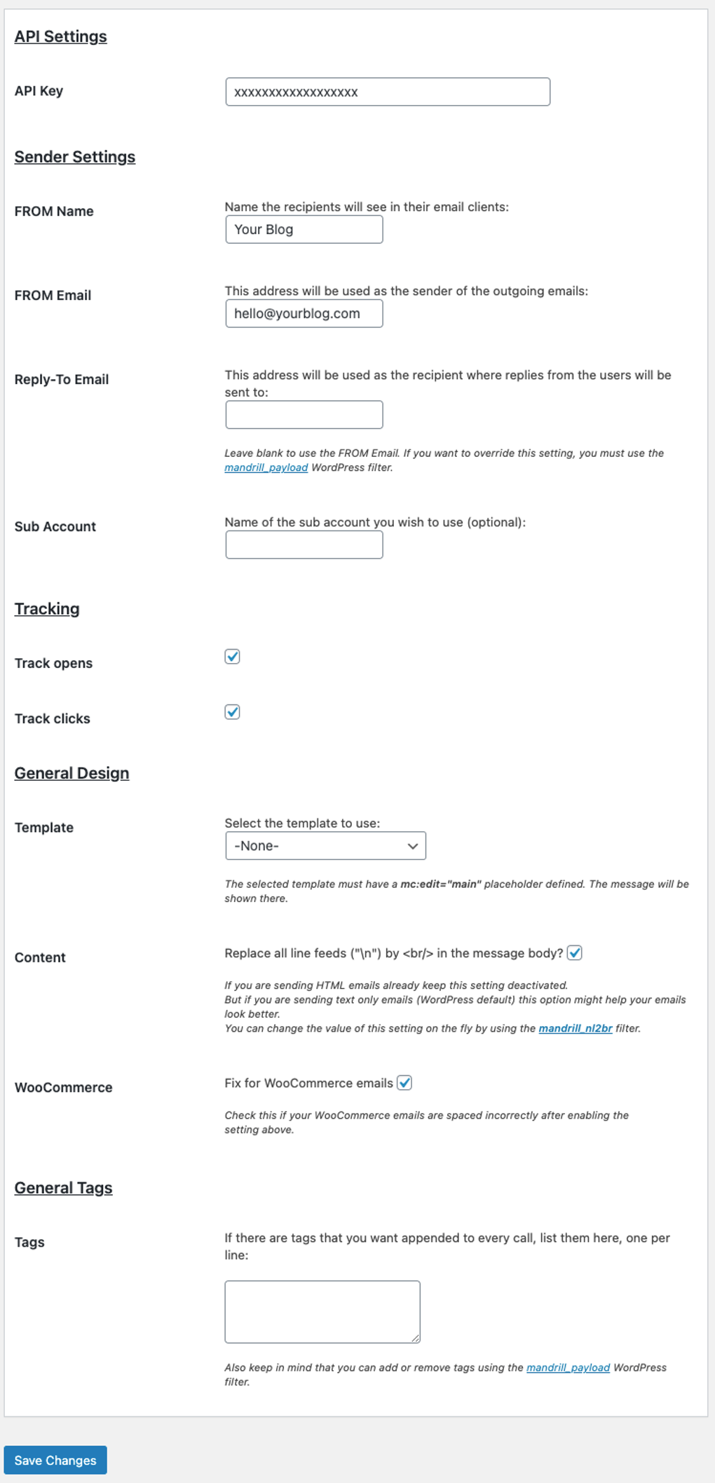 Send Emails with Mandrill para WordPress - Descargar
