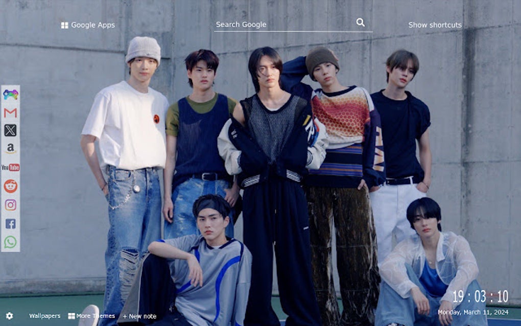 RIIZE Wallpaper New Tab Gameograf para Google Chrome - Extensión Descargar