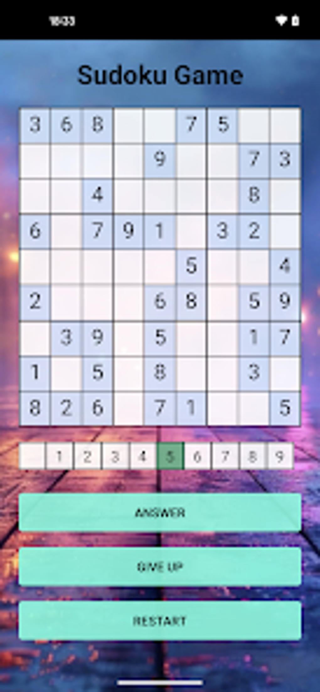 Sudoku Game สำหรับ Android - ดาวน์โหลด