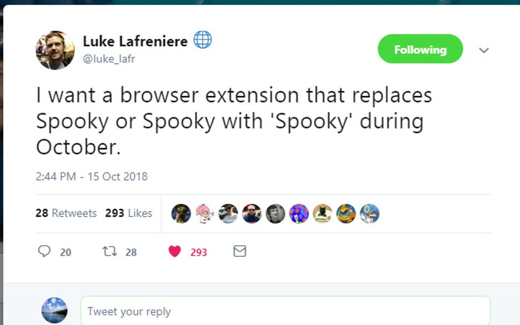 Spooktober for Google Chrome - Extension Download