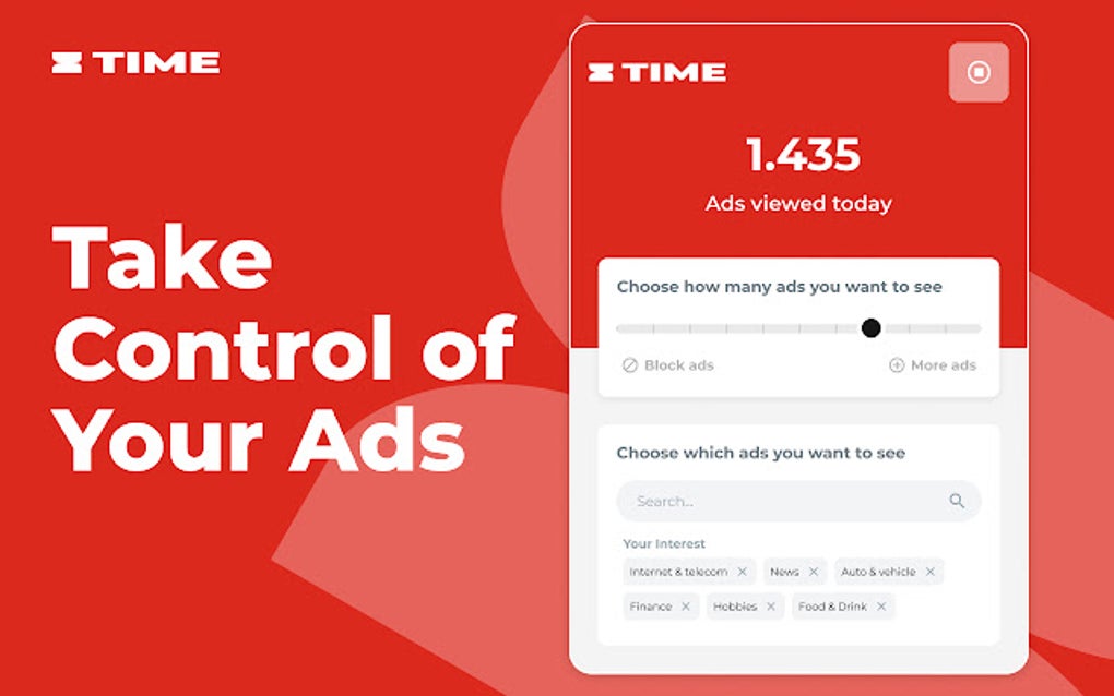 TIME: Block and Control Ads Google Chrome 용 - 확장 프로그램 다운로드
