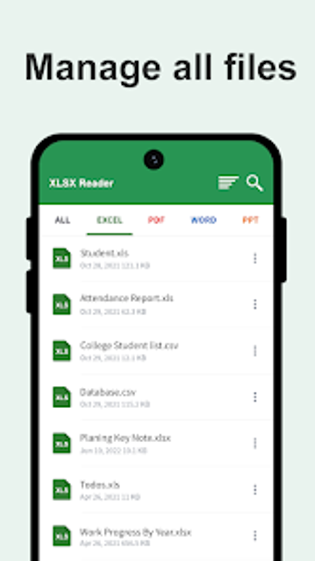 Android XLSX Reader XLS Viewer Android XLSX Reader XLS Viewer
