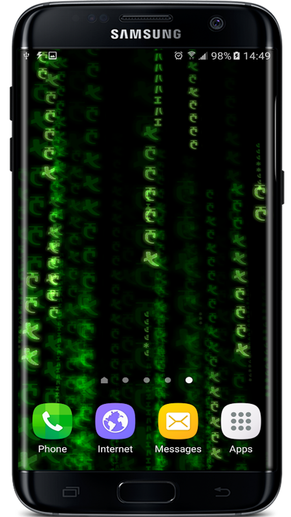 3D Matrix Rain Live Wallpaper สำหรับ Android - ดาวน์โหลด