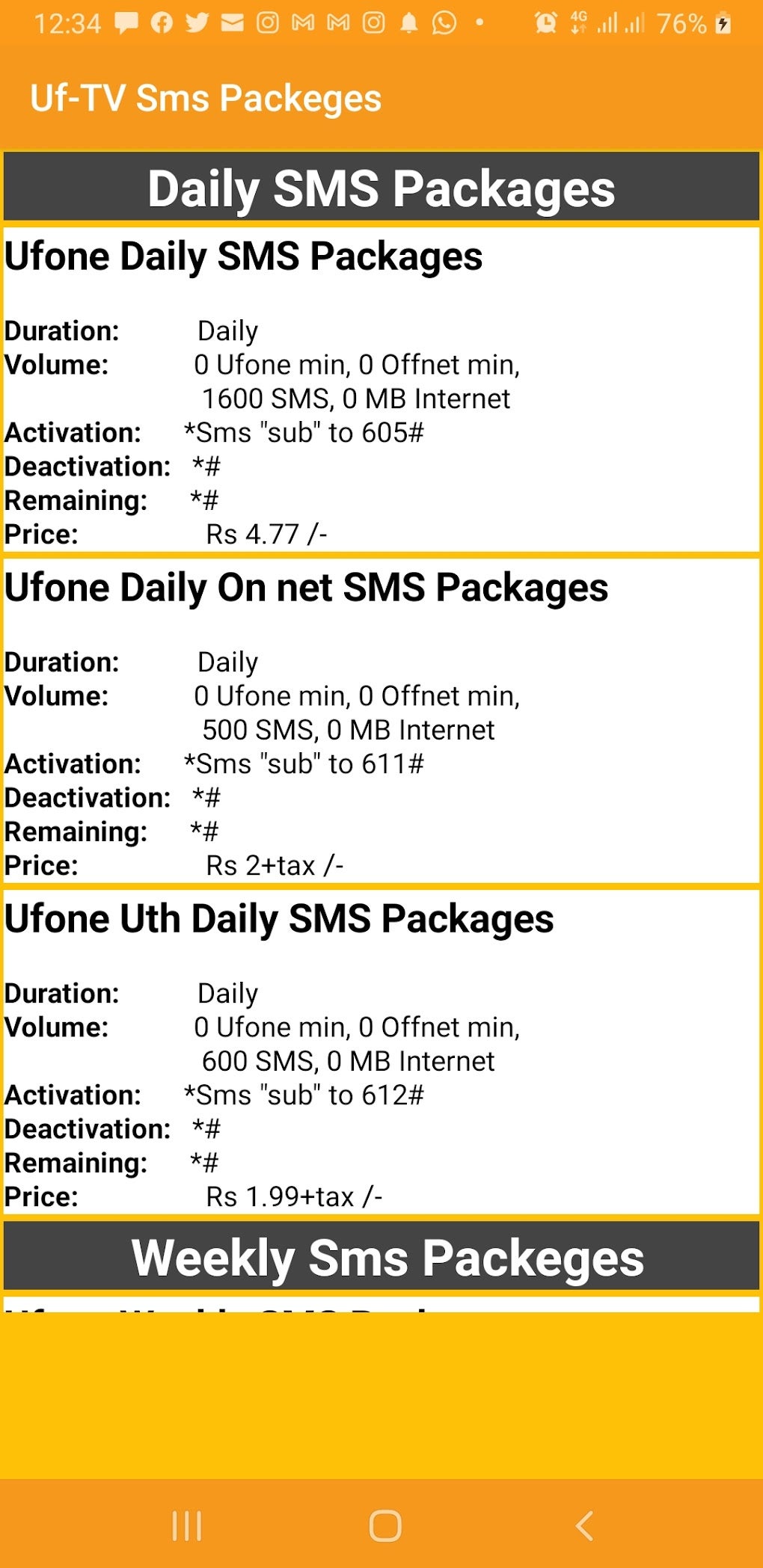 Uphone Sim Packages 2022 APK for Android - Download