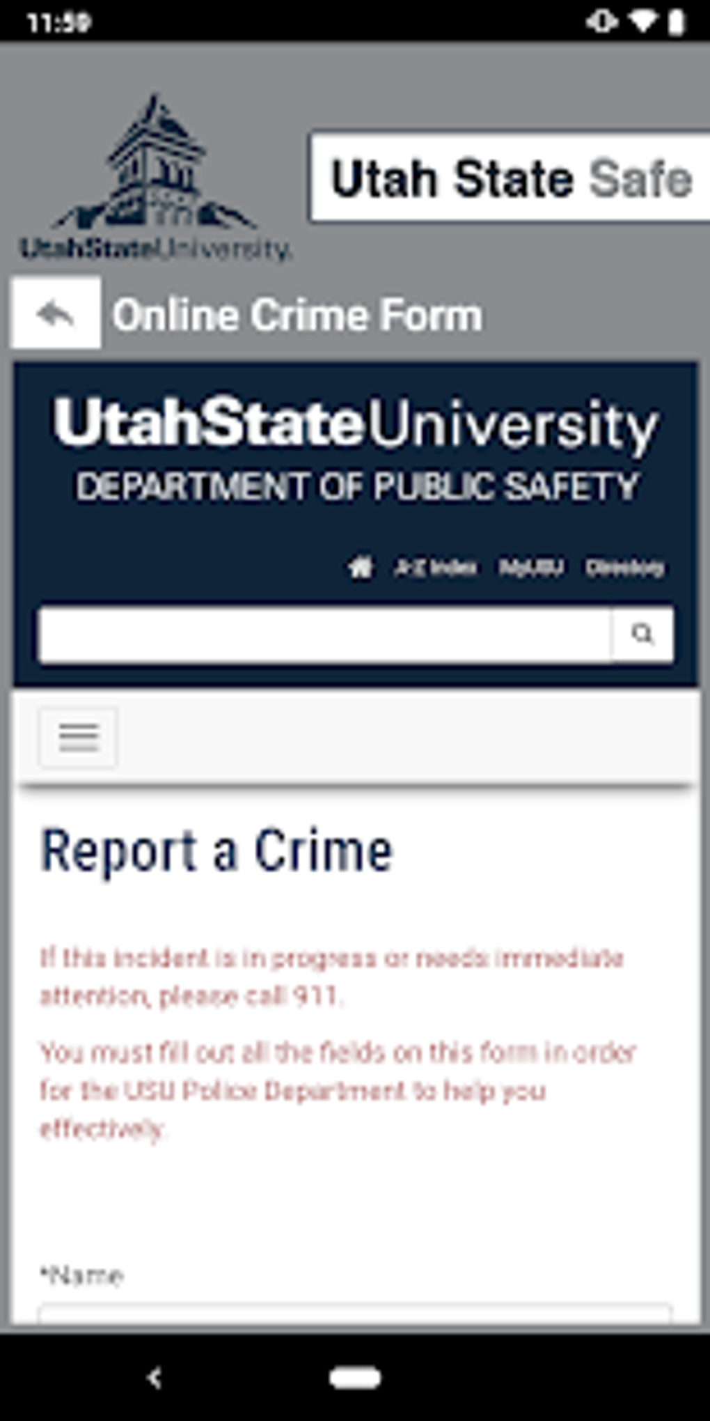 Utah State Safe para Android - Descargar