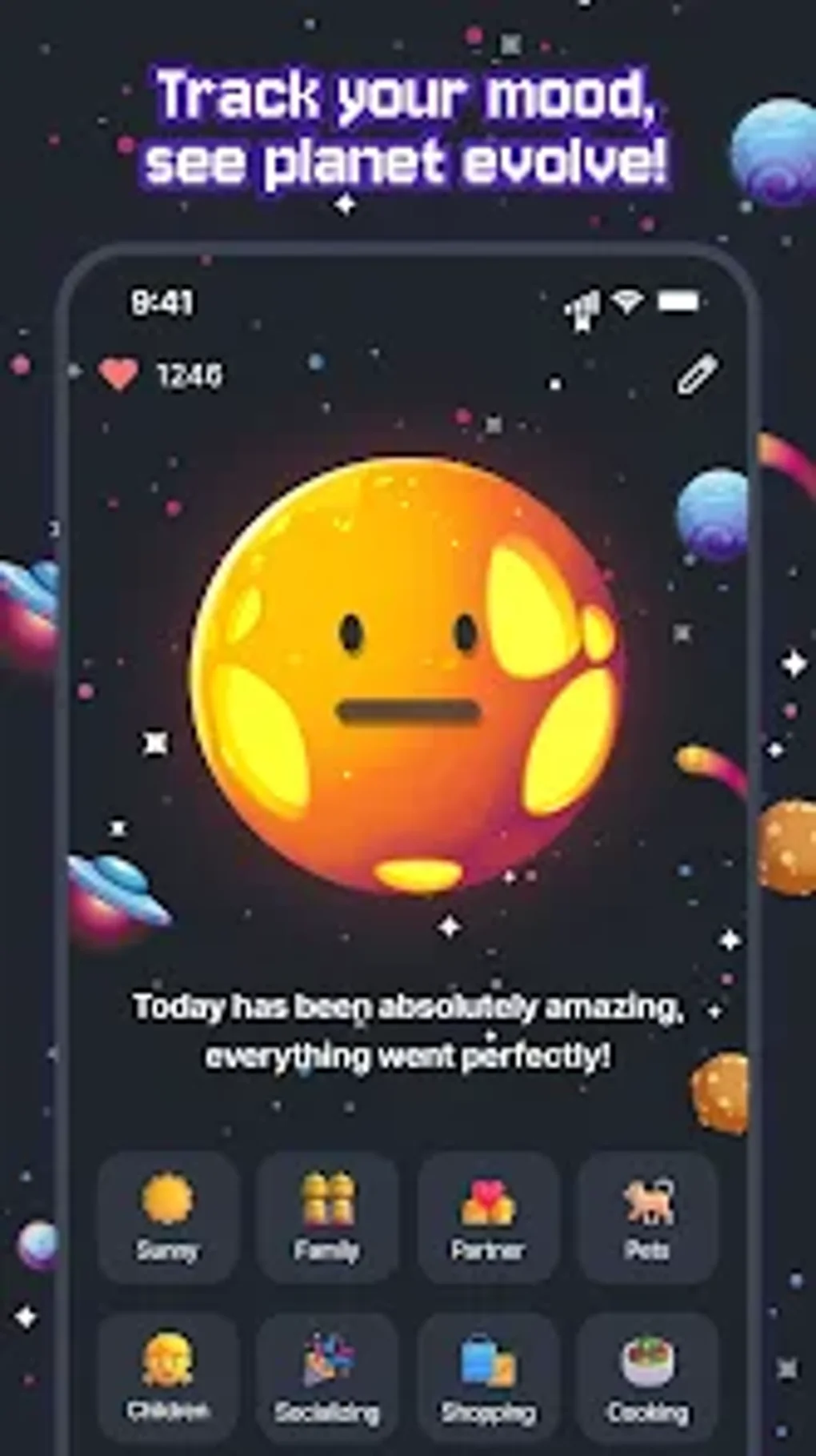 Mood Planet: Your Mood Tracker para Android - Descargar