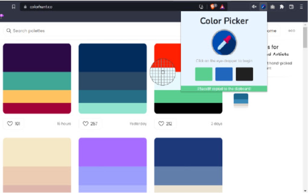 Color Picker para Google Chrome - Extensión Descargar