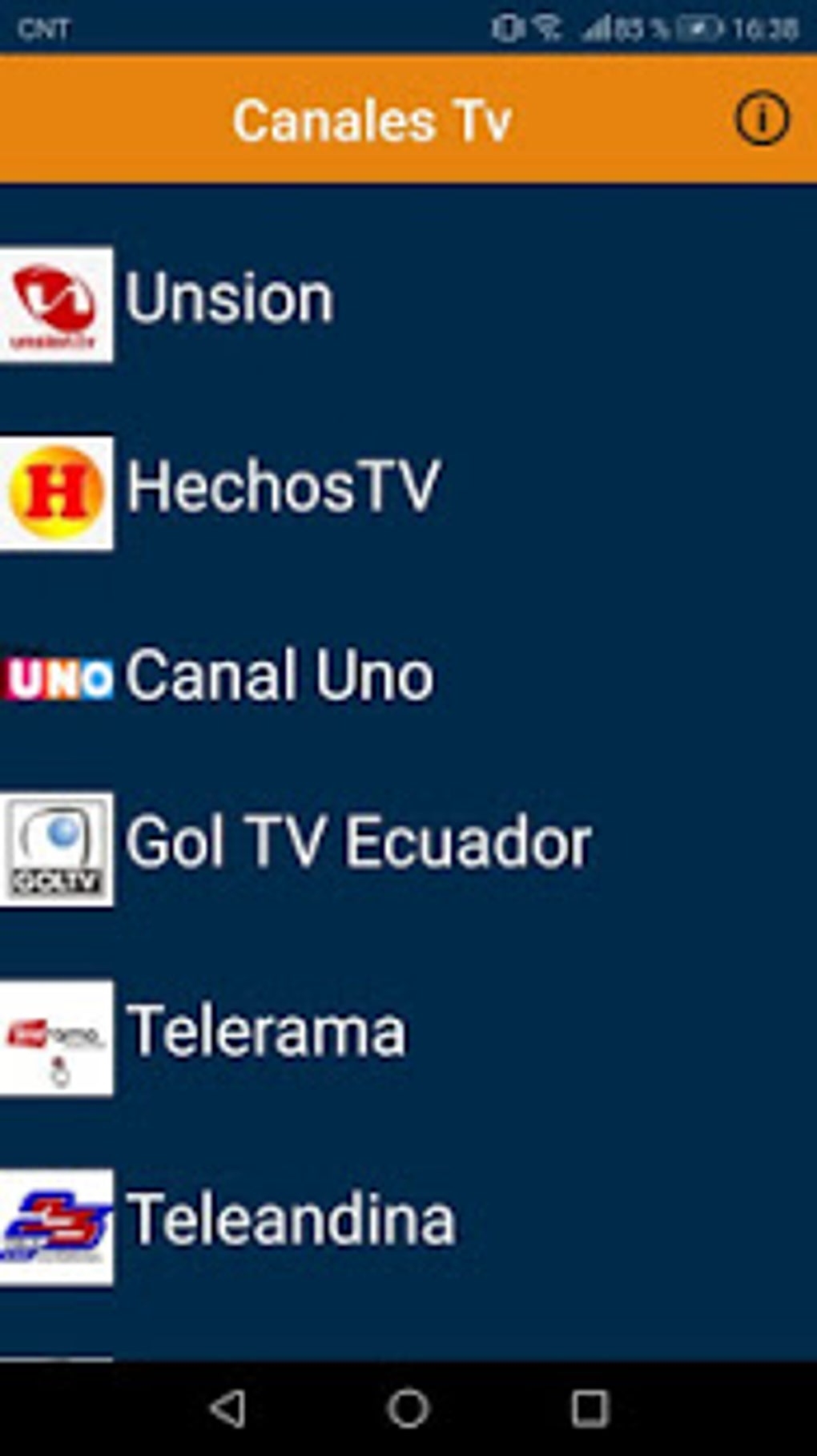 Nueva Tv Ecuador para Android - Descargar