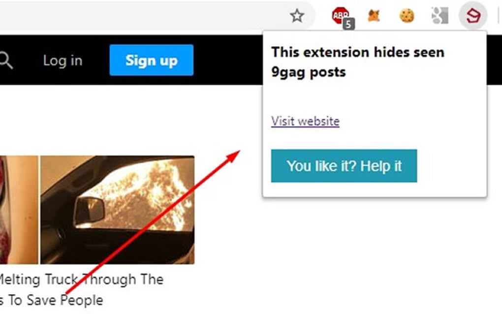 9gag Viewed Posts para Google Chrome - Extensión Descargar