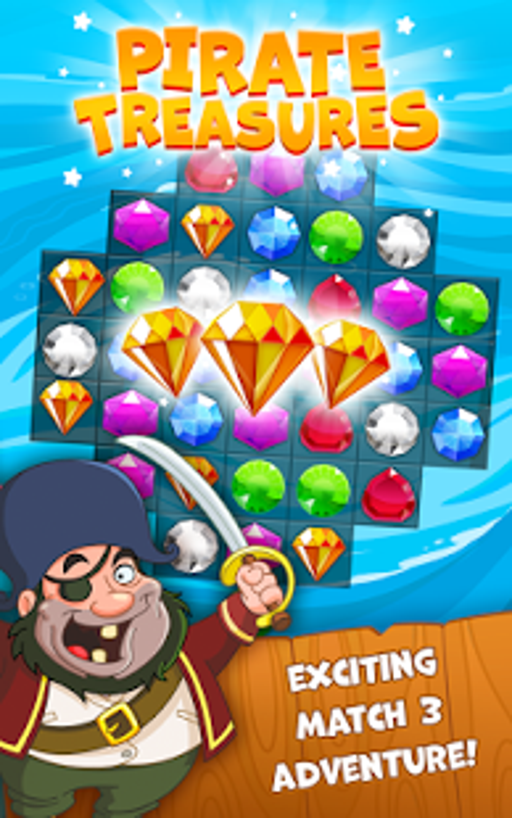 Pirate Treasures - Gems Puzzle APK for Android - Download