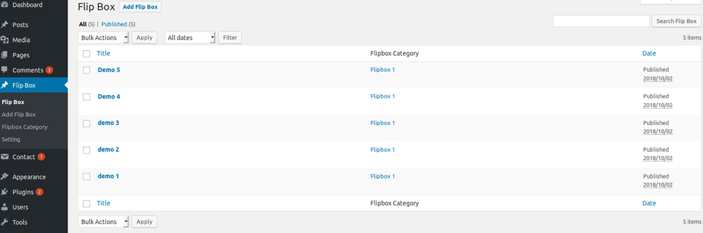 Flip Box Carousel for WordPress - Download