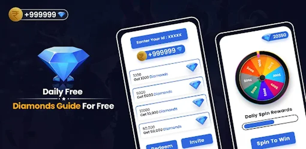 FFF FF Skin Tool Diamond Emote para Android - Descargar