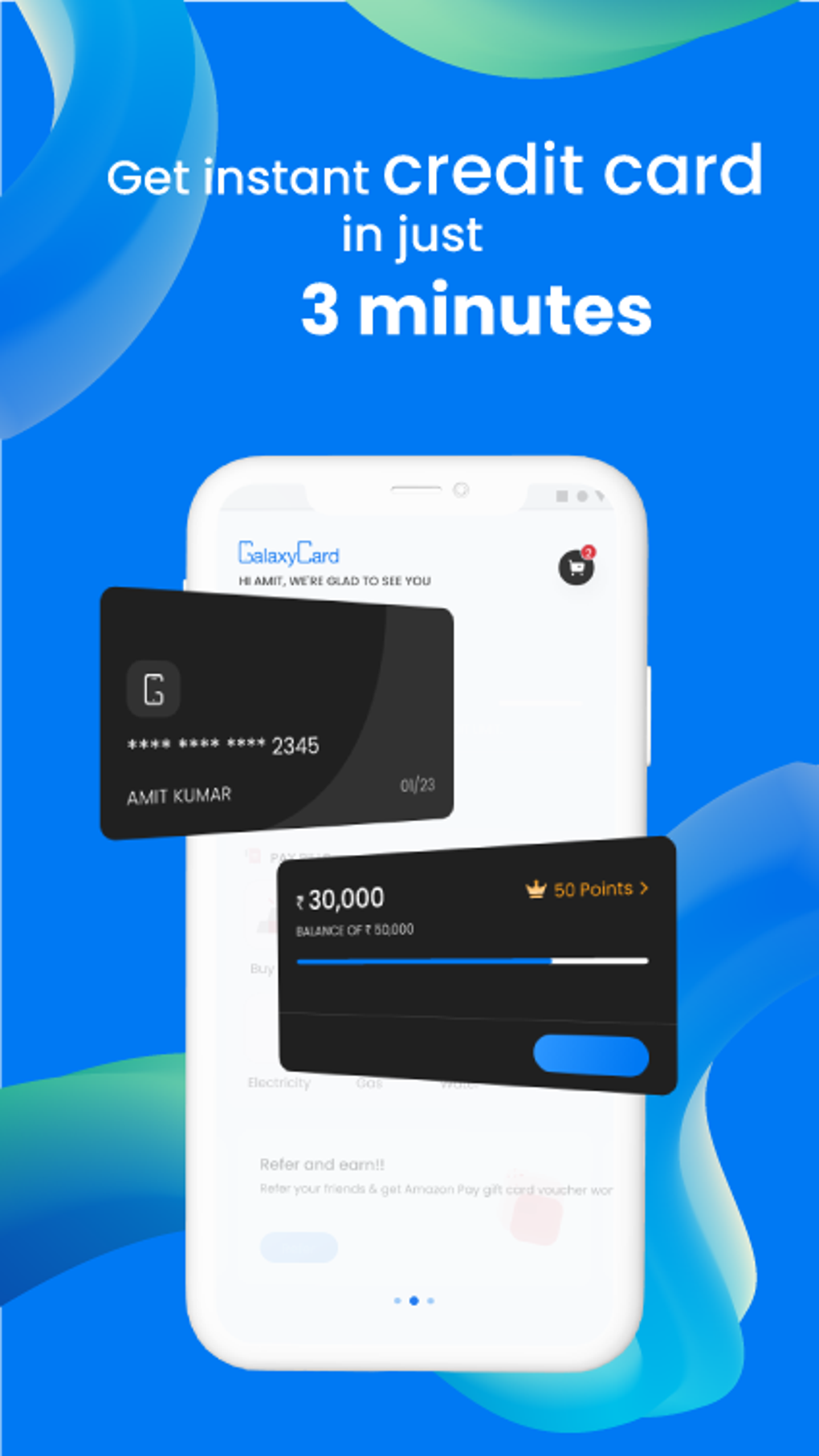 Instant Credit Card GalaxyCard para Android - Download