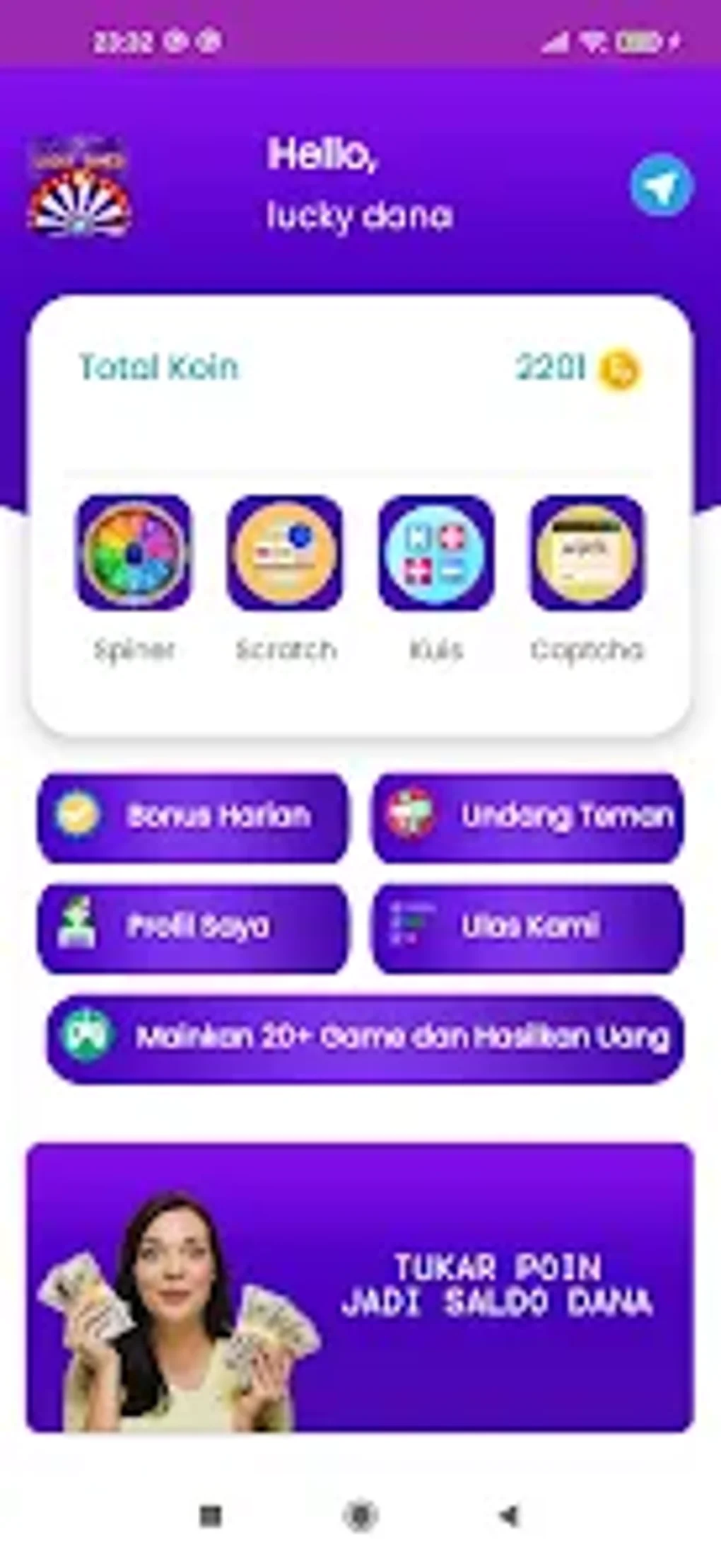 Dana Lucky Penghasil Uang Dana for Android - Download