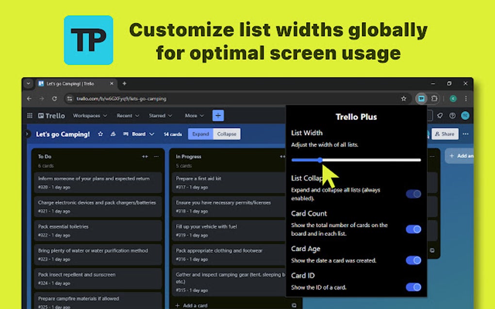 Trello Plus for Google Chrome - Extension Download