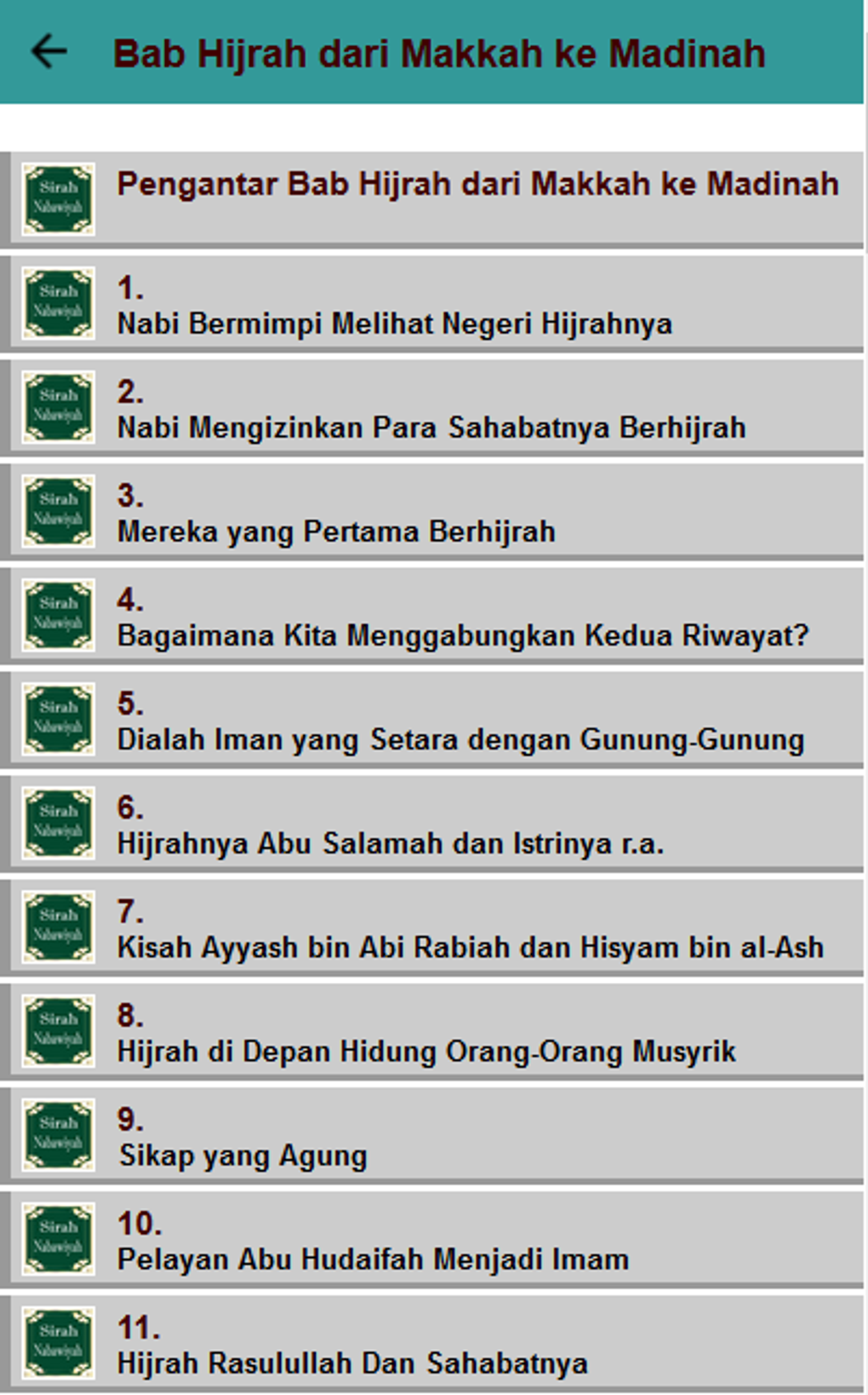 Sirah Nabawiyah for Android - Download