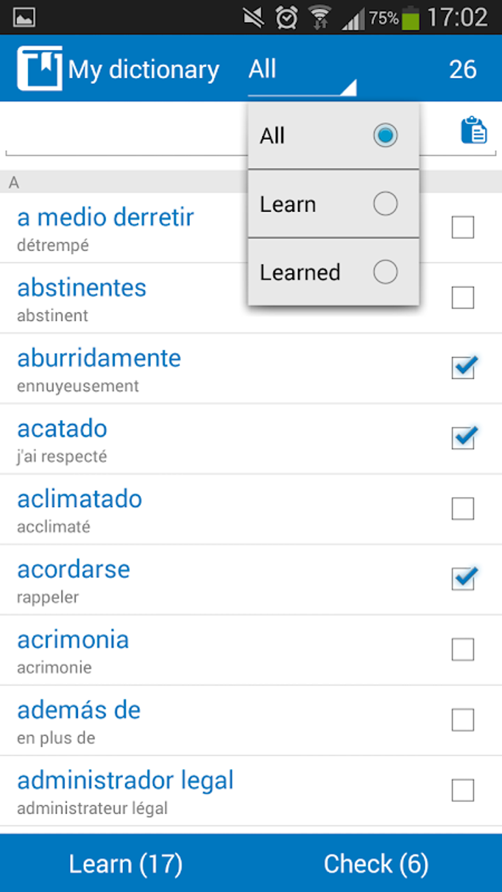 French - Spanish dictionary APK para Android - Descargar