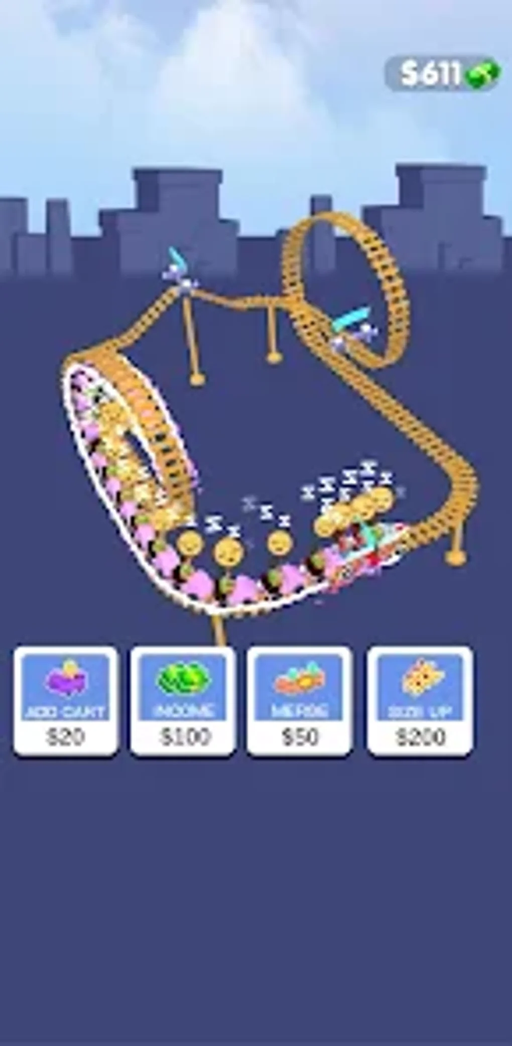 Crazy Coaster Idle for Android - Download