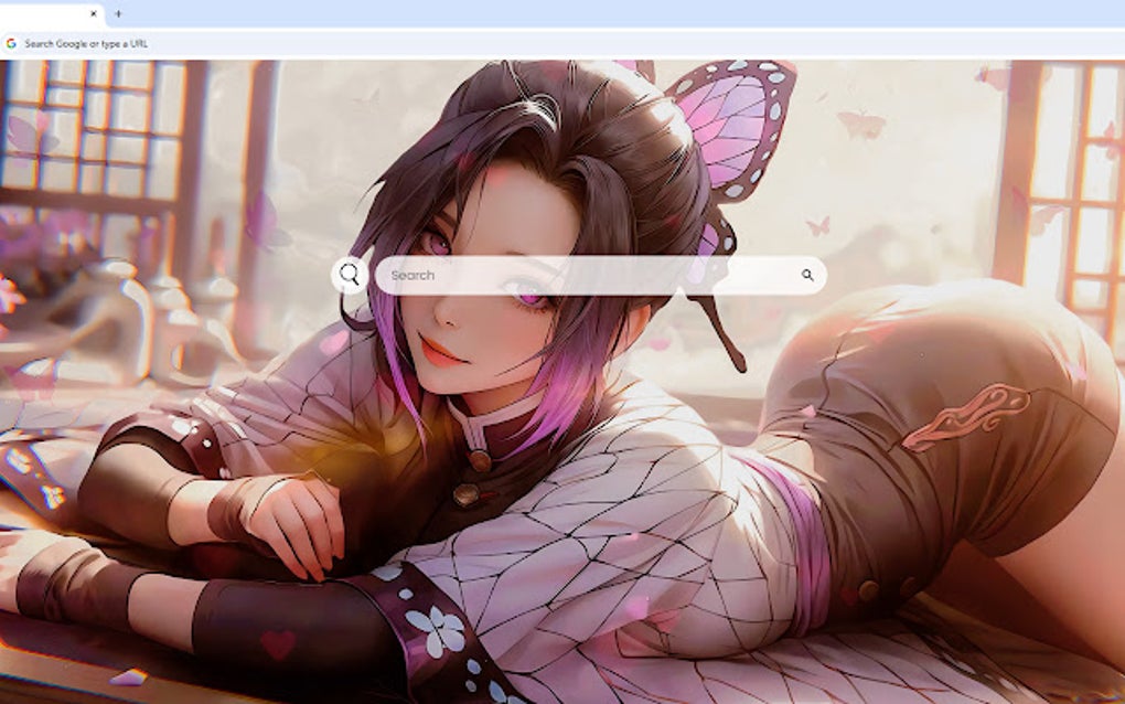 Shinobu Kocho Live Wallpaper for Google Chrome - Extension Download