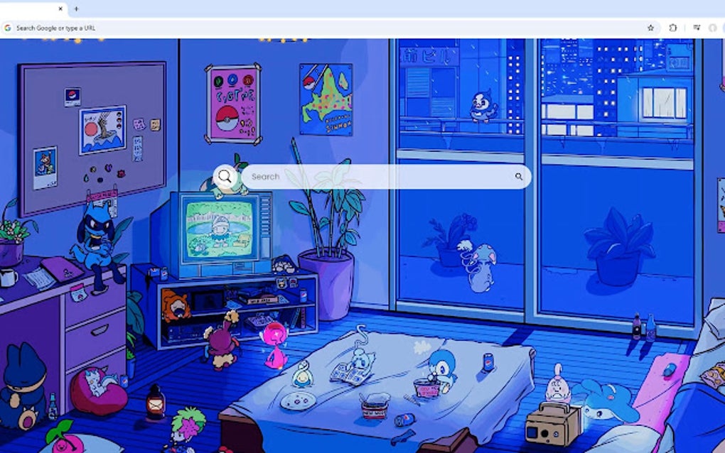 Pokemon Room Live Wallpaper for Google Chrome - Extension Download
